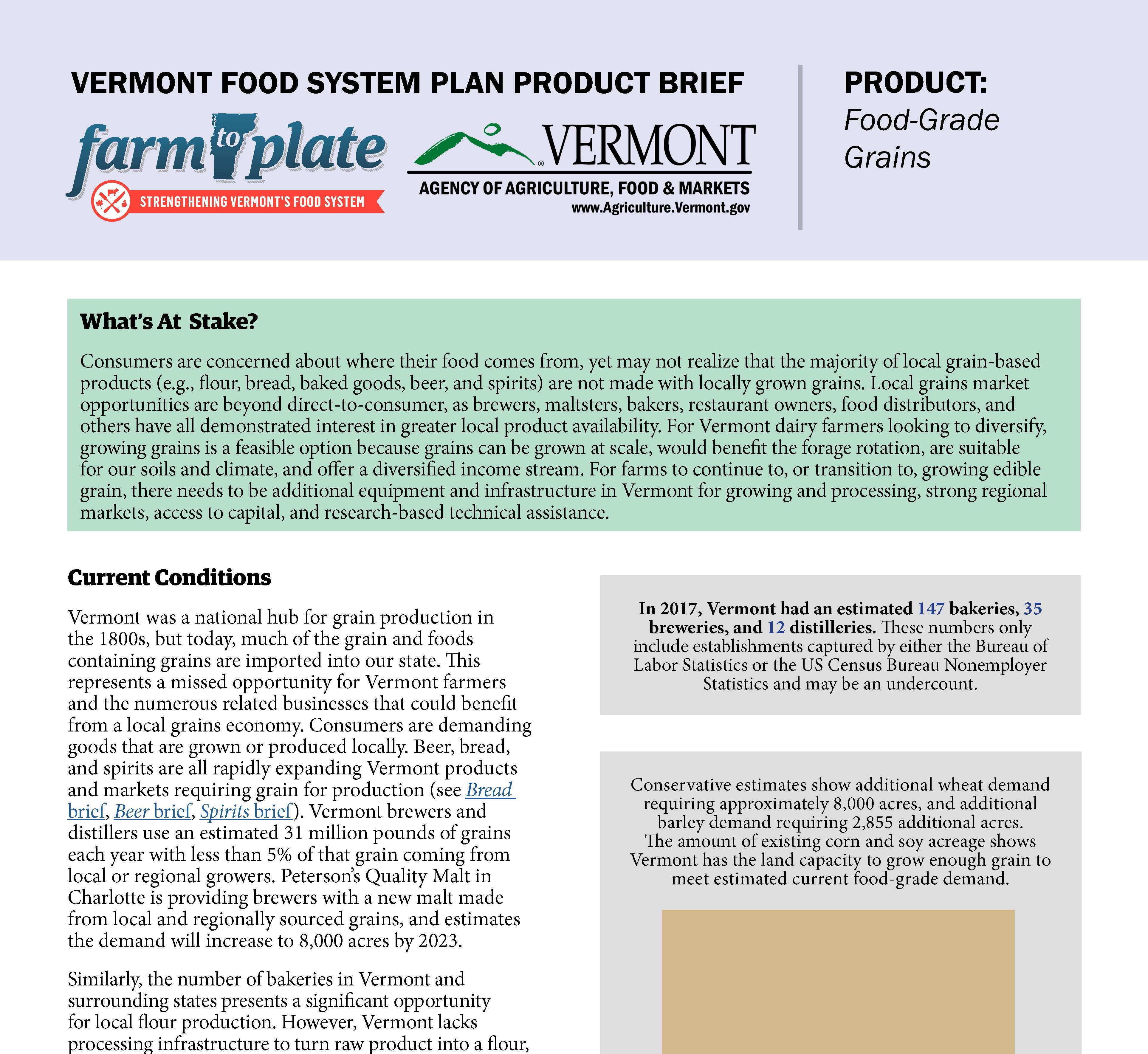 PRODUCT: Food-Grade Grains | VT Farm to Plate