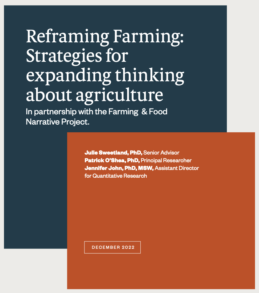 Report: Reframing Farming: Strategies for expanding thinking about ...